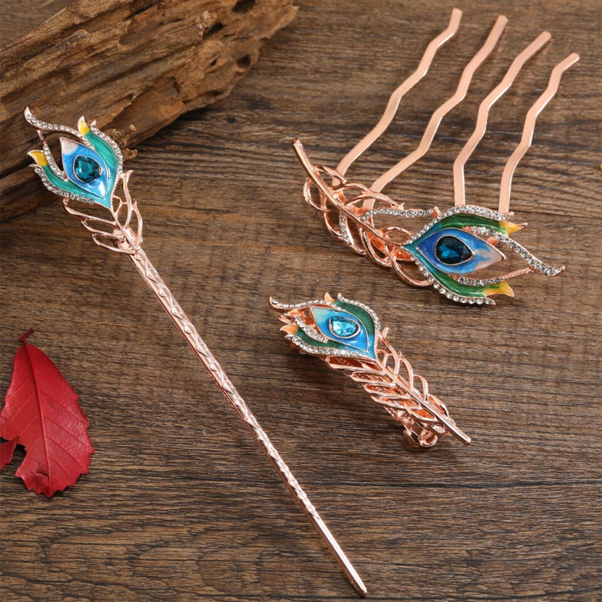 Dmari Luxury Hairpin For Women Vintage Chinese Fashion Style Rose Gold ...